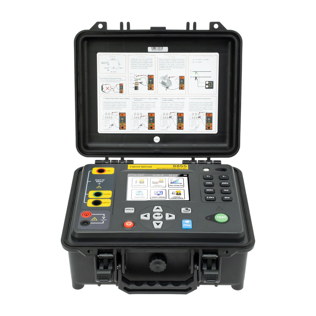 Tekneka 8855 Insulation Tester 5kV | Anaum Trading Company LLC