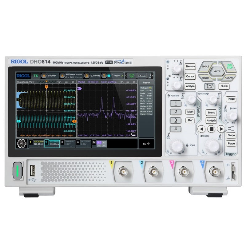 Rigol DHO812 100MHz, 2 Channel Digital Oscilloscope | Anaum.sa.com