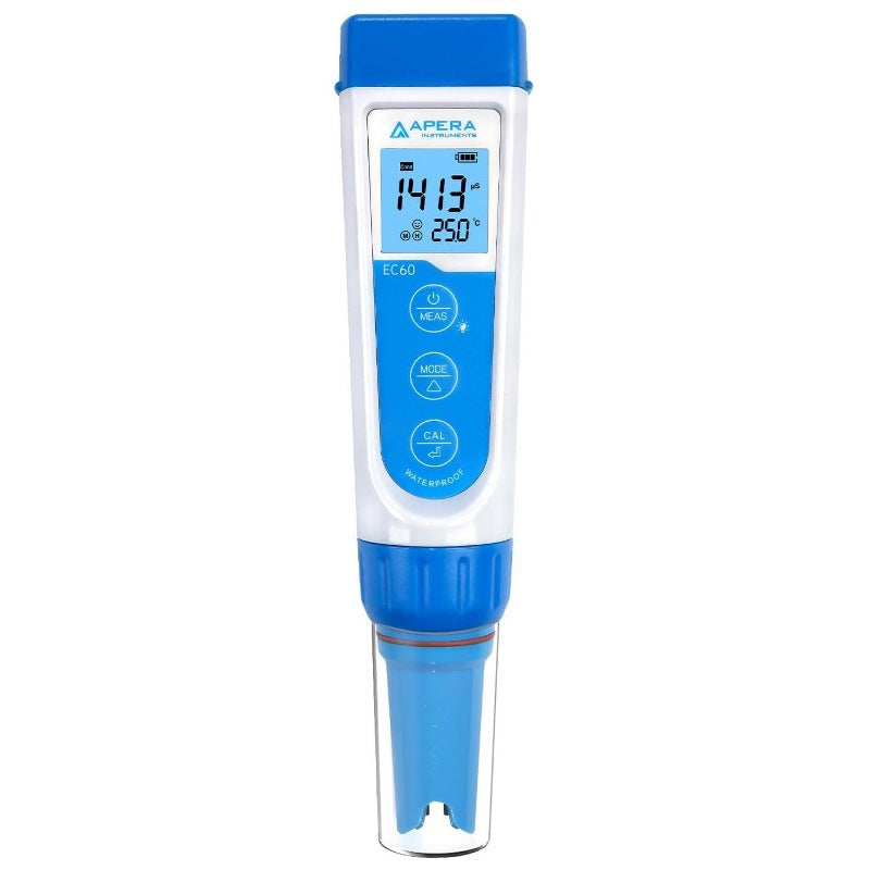 Apera EC60 Premium EC/TDS/Salinity Pocket Tester Kit | Anaum.sa.com