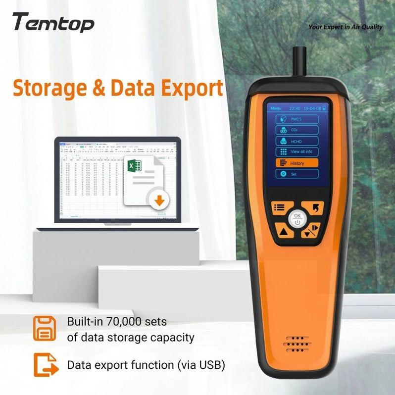 Temtop M2000 2nd Multi-Functional Air Quality Monitor | Anaum.sa.com