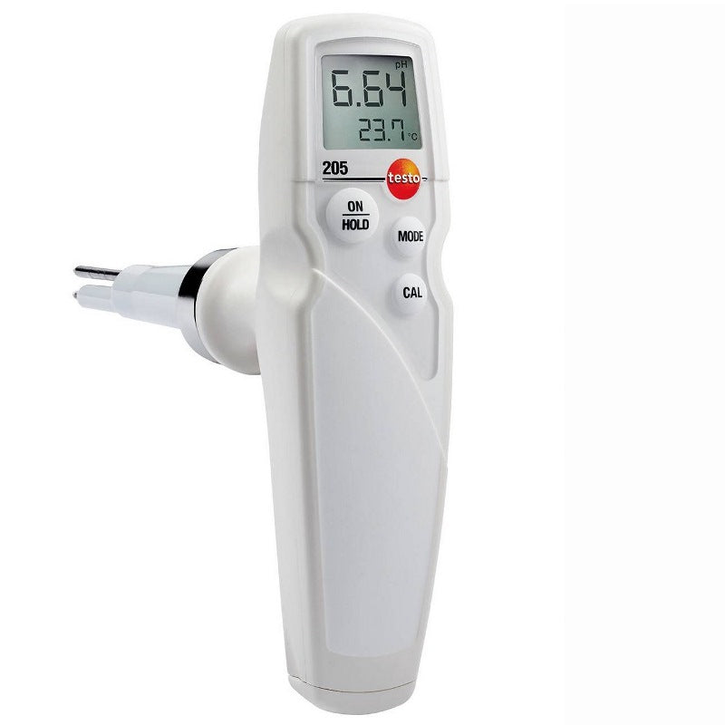 Testo 205 One-Hand PH/Temperature Measuring Instrument Kit | Anaum.sa.com