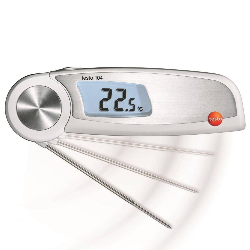 Testo 104 : Waterproof Folding Food Thermometer | Anaum.sa.com